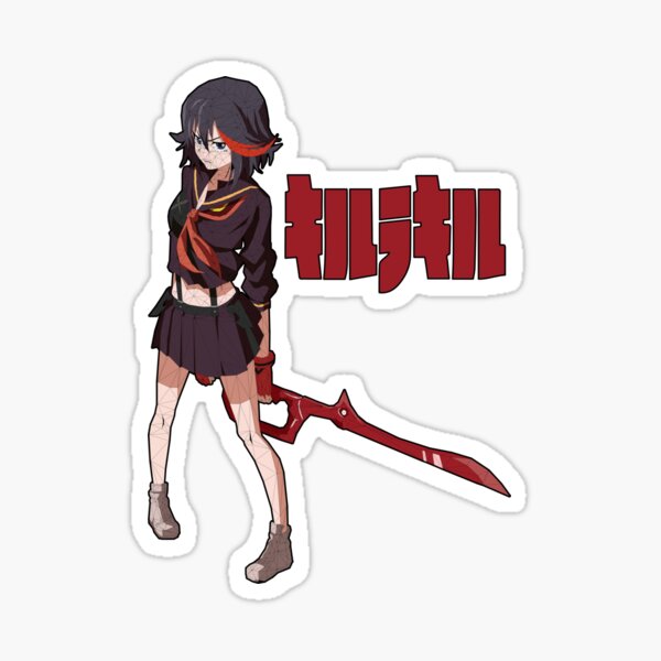 "Ryuko Matoi - Low Poly - Kill La Kill" Sticker for Sale by edskimo8 ...