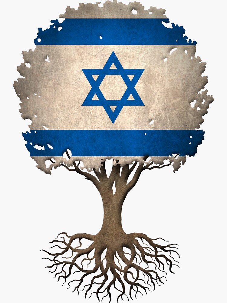 "Tree of Life with Israeli Flag" Sticker for Sale by JeffBartels ...