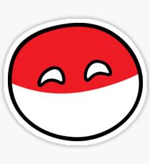 Polandball Stickers | Redbubble