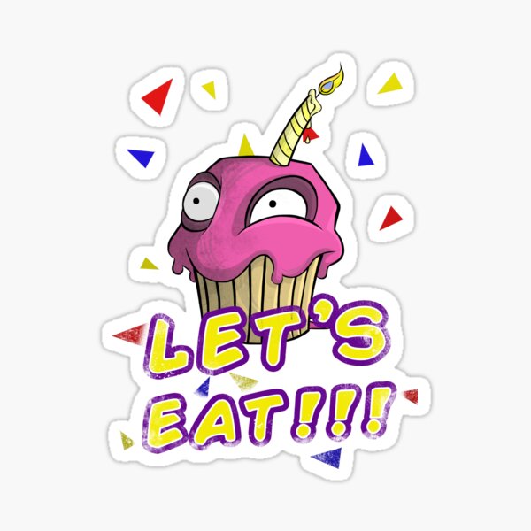 "Let's Eat!!!" Sticker by Kallistiae | Redbubble