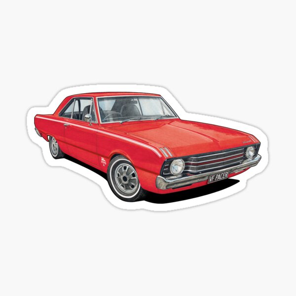 "Valiant VG Pacer Coupe Design" Sticker for Sale by UncleHenry | Redbubble