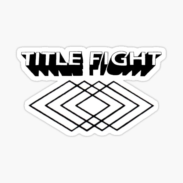 "Title Fight Hyperview " Sticker for Sale by squidg3 | Redbubble