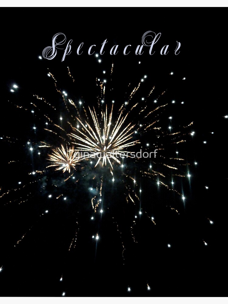 "Spectacular" Sticker for Sale by ginawaltersdorf | Redbubble
