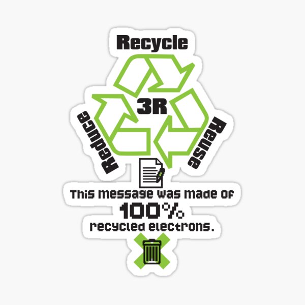 "3R" Sticker for Sale by auraclover | Redbubble