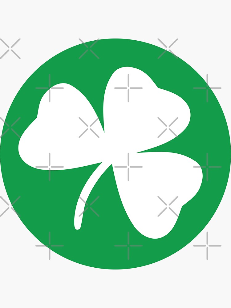 "Shamrock - Boston" Sticker for Sale by cpinteractive | Redbubble
