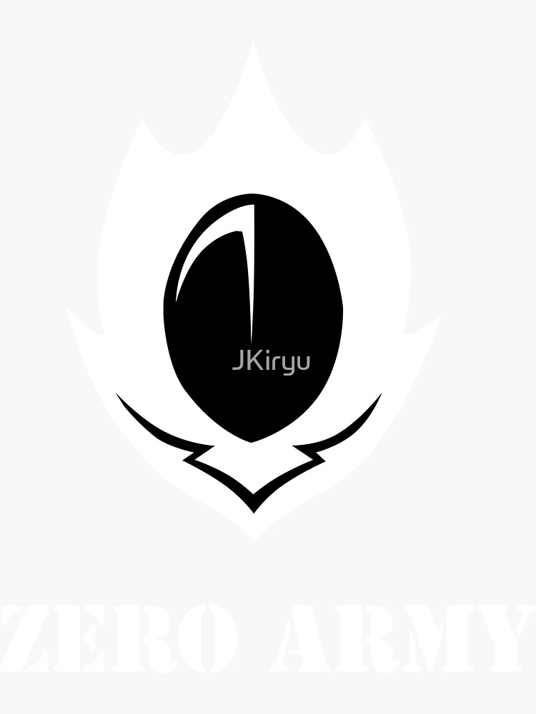 "Zero Army" Sticker for Sale by JKiryu | Redbubble