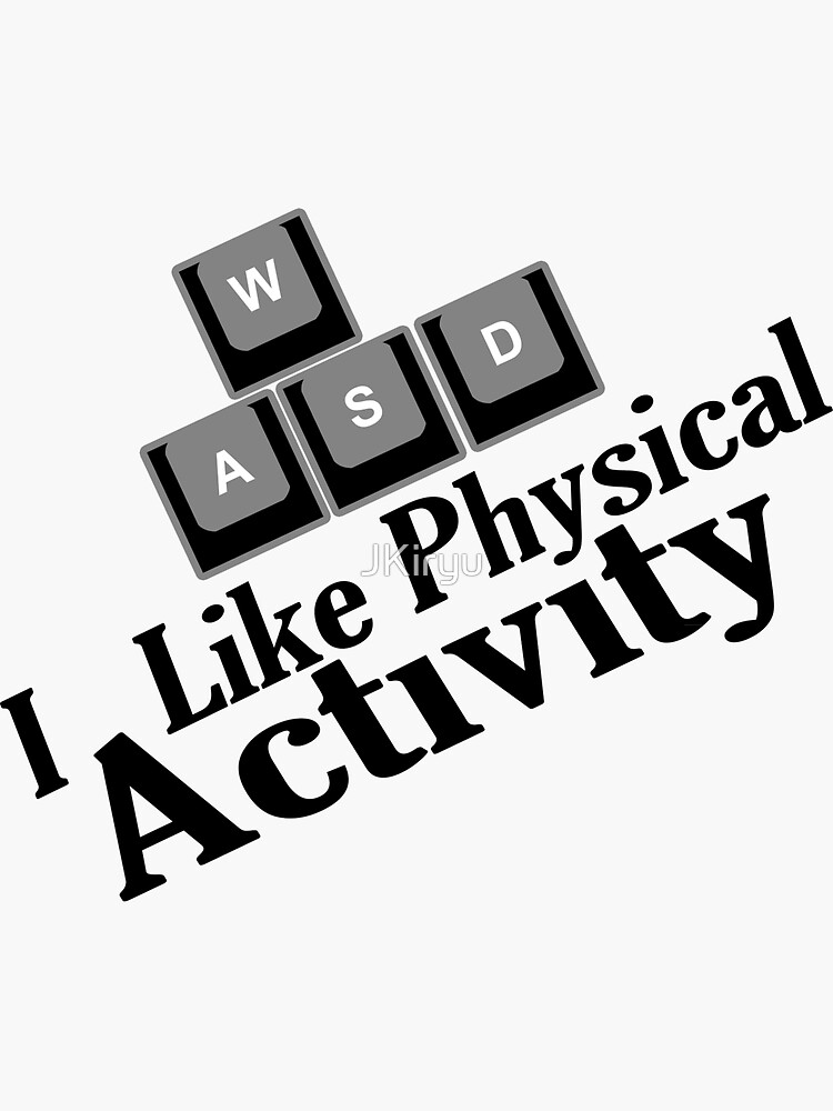 "wasd" Sticker for Sale by JKiryu | Redbubble