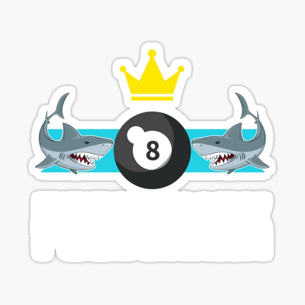 "Billiard Pool - Pool Shark" Sticker for Sale by Bendthetrend | Redbubble