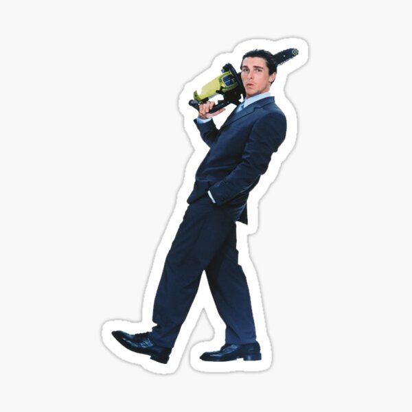 "American Psycho" Sticker for Sale by Heligo | Redbubble