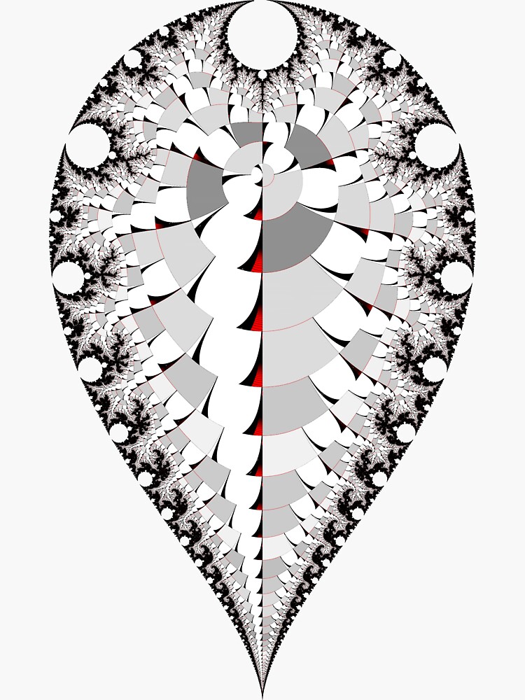 "20150123-002 Inverted Mandelbrot" Sticker for Sale by rupertrussell ...