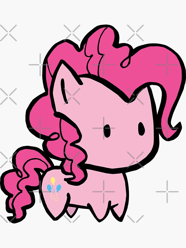 "pinkie pie" Sticker for Sale by Malentis | Redbubble