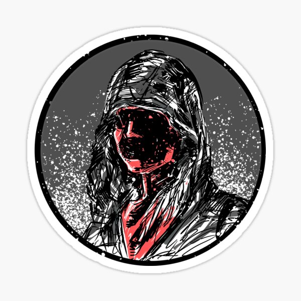 "bad face" Sticker for Sale by barmalisiRTB | Redbubble