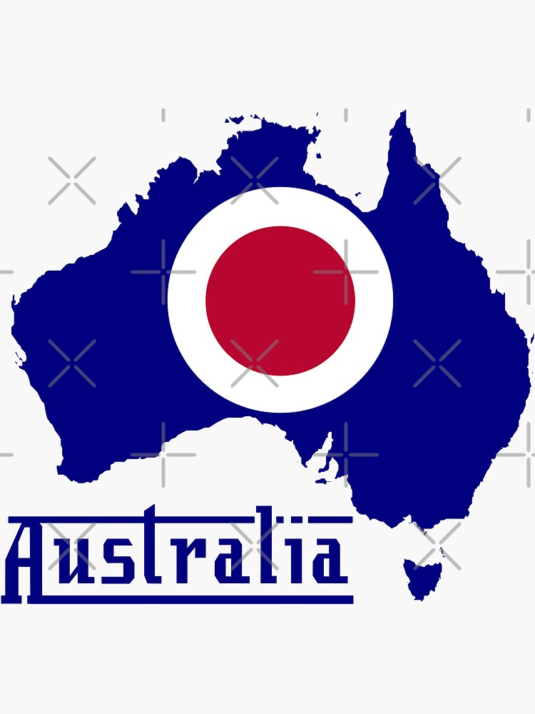 "Mod Australia" Sticker for Sale by Auslandesign | Redbubble