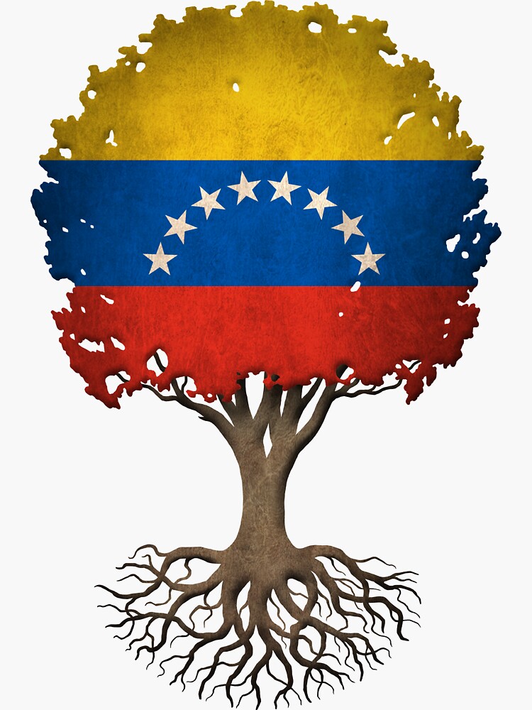 "Tree of Life with Venezuelan Flag" Sticker for Sale by JeffBartels ...