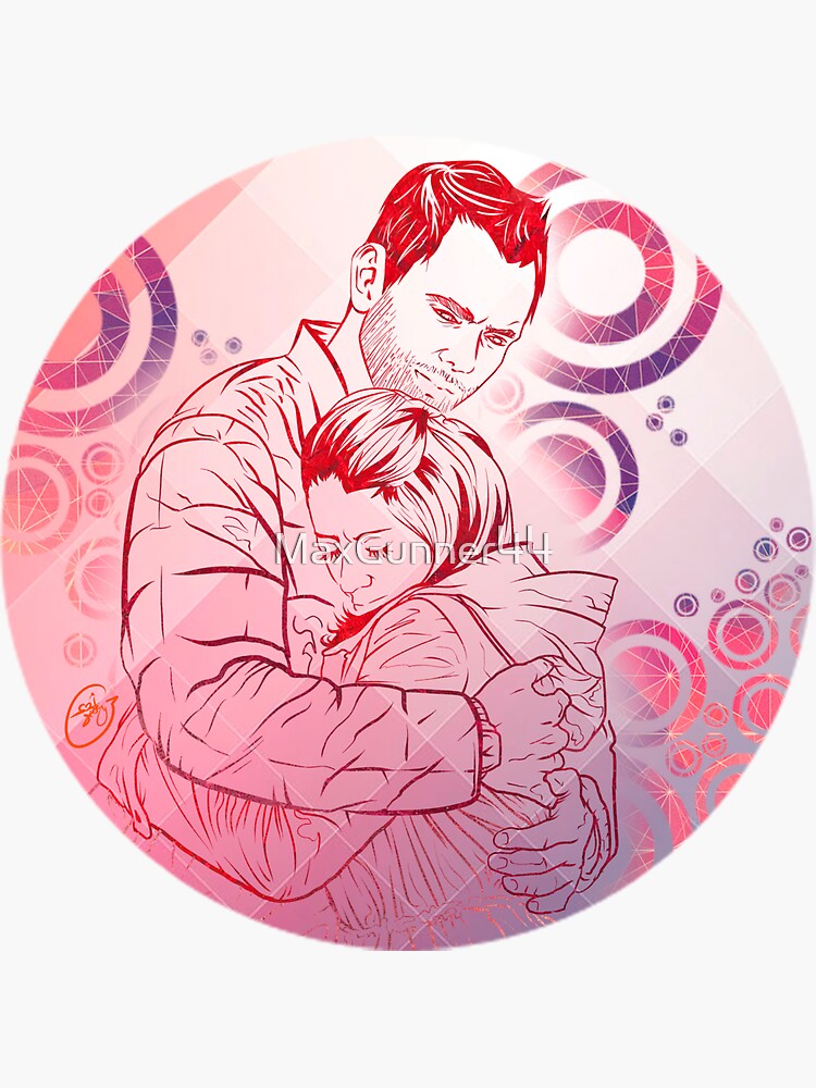 "Community: Jeff & Annie Hug" Sticker by MaxGunner44 | Redbubble