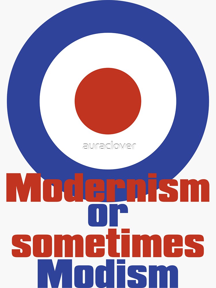 "Mods" Sticker for Sale by auraclover | Redbubble