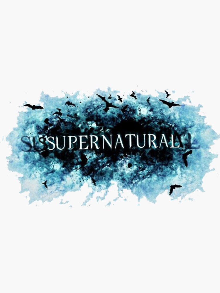 "Supernatural logo" Sticker for Sale by killerkillick | Redbubble