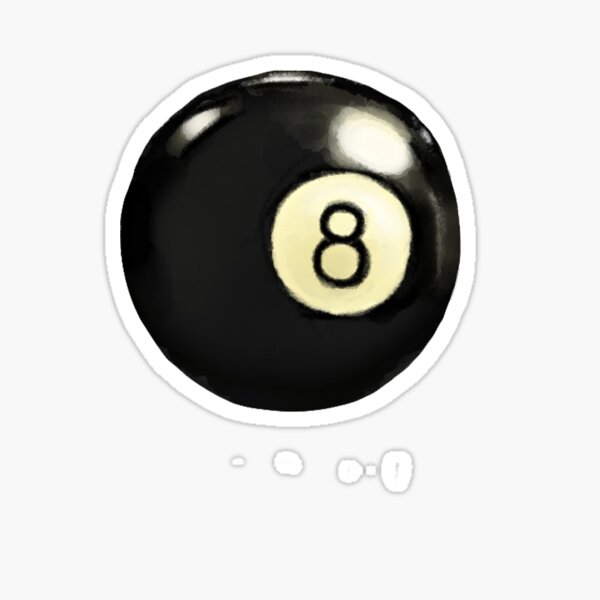 "8 Ball" Sticker by melissamiddle | Redbubble