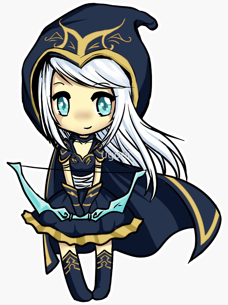 "Ashe" Sticker for Sale by uyuni | Redbubble