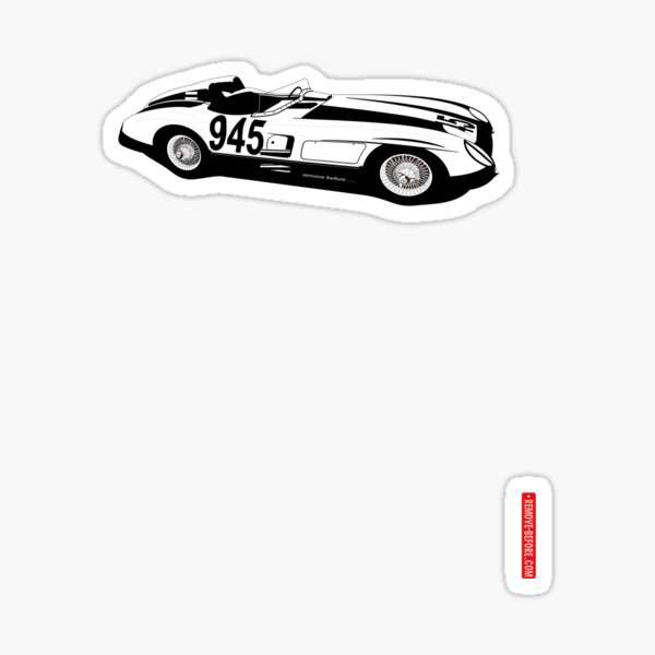 "Mercedes SLR 300" Sticker for Sale by remove-before | Redbubble