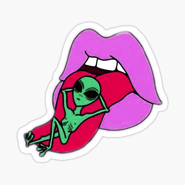 "alien" Sticker by e-jo3 | Redbubble