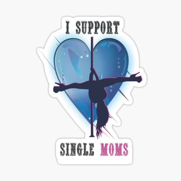 "single moms" Sticker for Sale by mojokumanovo | Redbubble