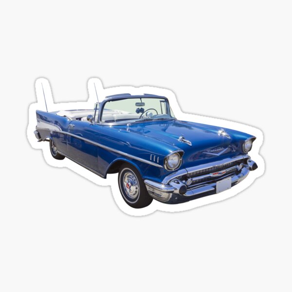 "1957 Chevrolet Bel Air 2-door Convertible" Sticker for Sale by ...