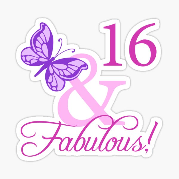 16th Birthday Stickers | Redbubble