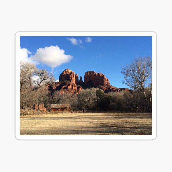 "Cathedral Rock, Arizona Red Rock Country" Sticker for Sale by ...