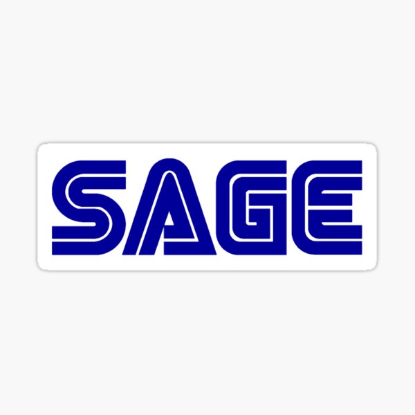 "SEGA SAGE" Sticker for Sale by TrueNarnian | Redbubble