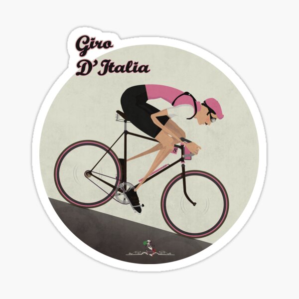 "Giro D'Italia" Sticker for Sale by AndyScullion | Redbubble