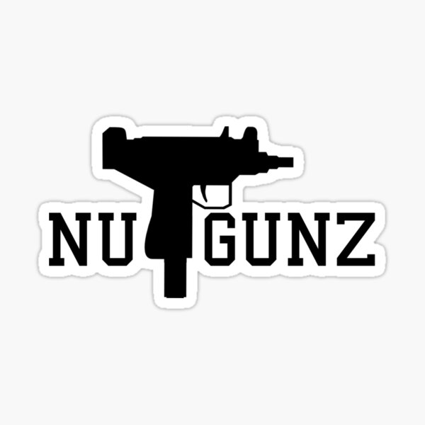 "Nu Gunz Logo" Sticker for Sale by dailycreature | Redbubble