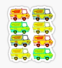 The Mystery Machine Stickers | Redbubble