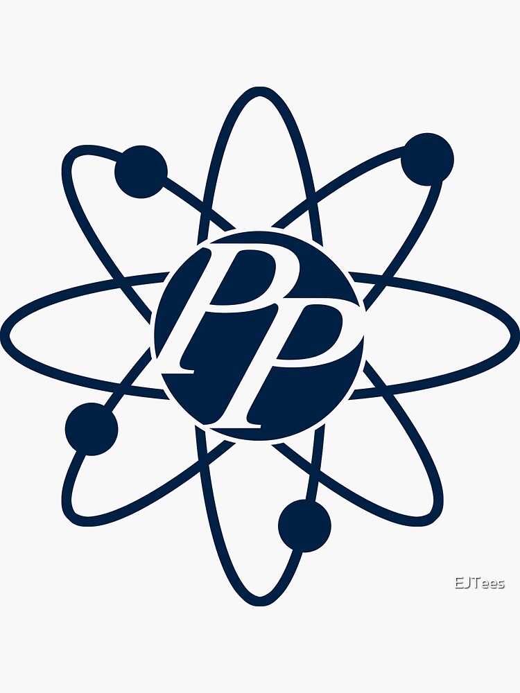 "Professor Proton Logo" Sticker by EJTees | Redbubble