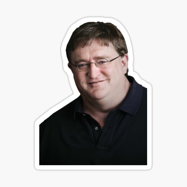 Gabe Newell Stickers | Redbubble