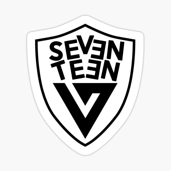 "SEVENTEEN 17 Logo" Sticker for Sale by skeletonvenus | Redbubble