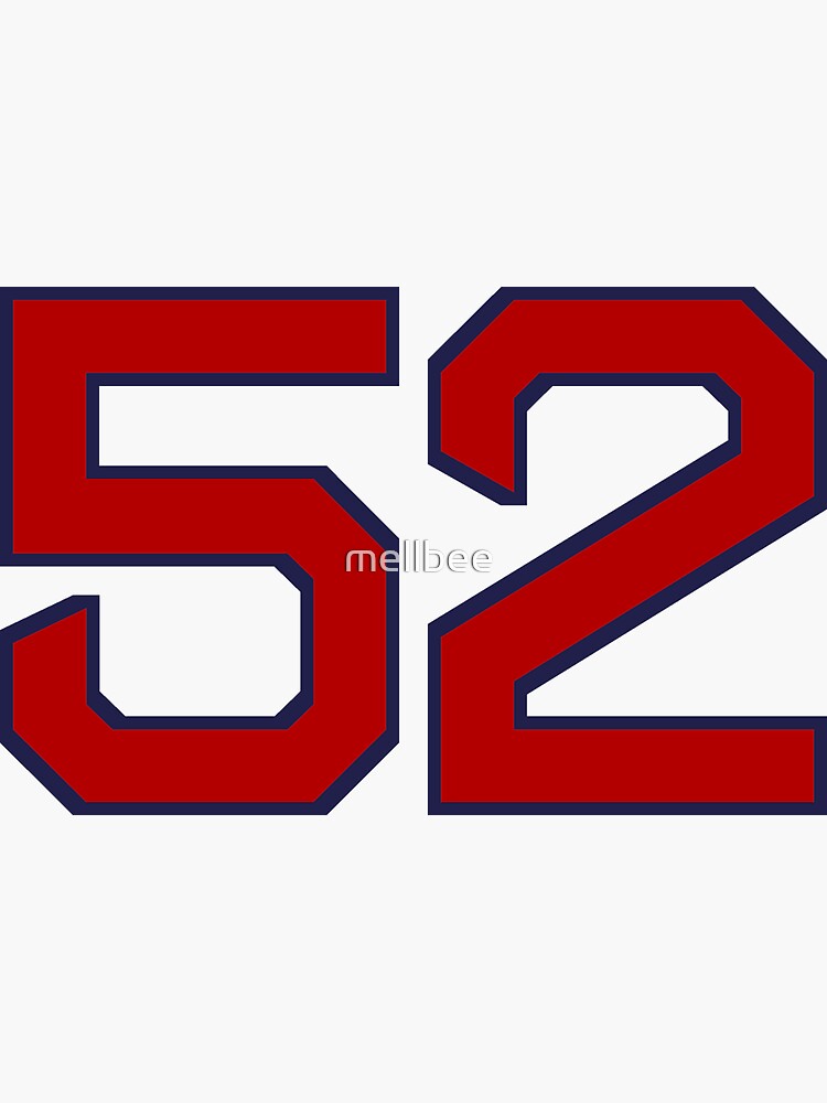 "#52" Sticker for Sale by mellbee | Redbubble