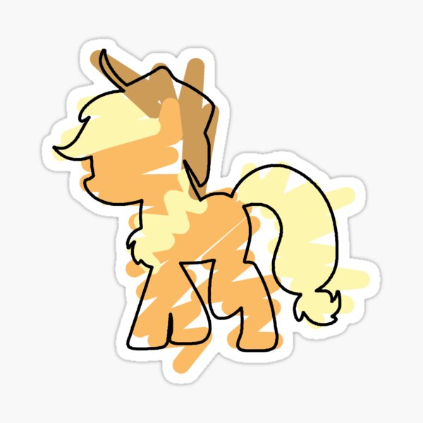 "Applejack" Sticker by Rjcham | Redbubble