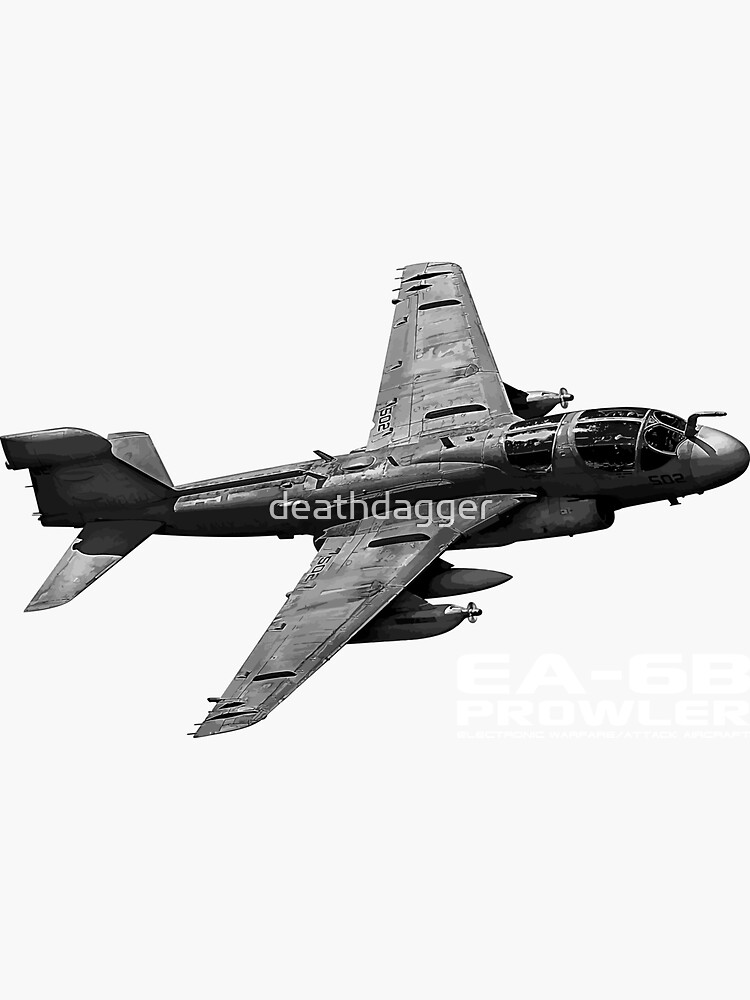 "EA-6B Prowler" Sticker by deathdagger | Redbubble