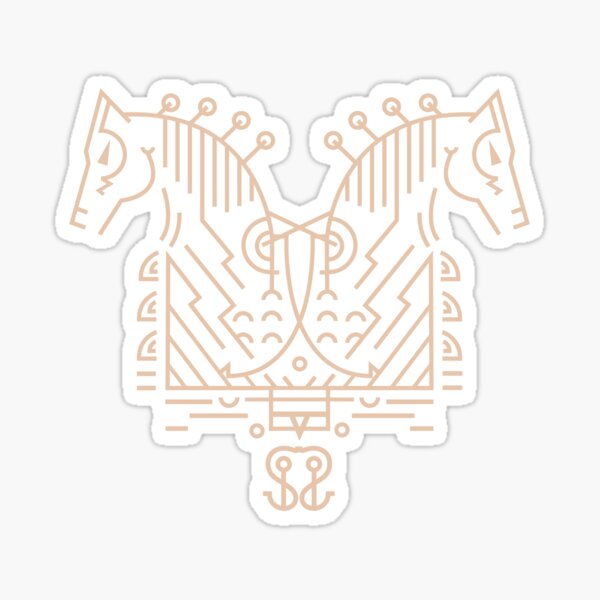 "Sleipnir" Sticker for Sale by Reanimagic | Redbubble