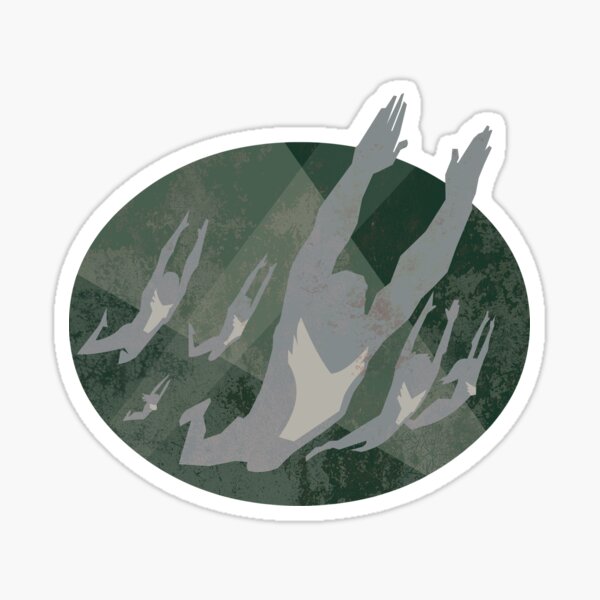 "The Flying Graysons" Sticker by LoopyLobster | Redbubble