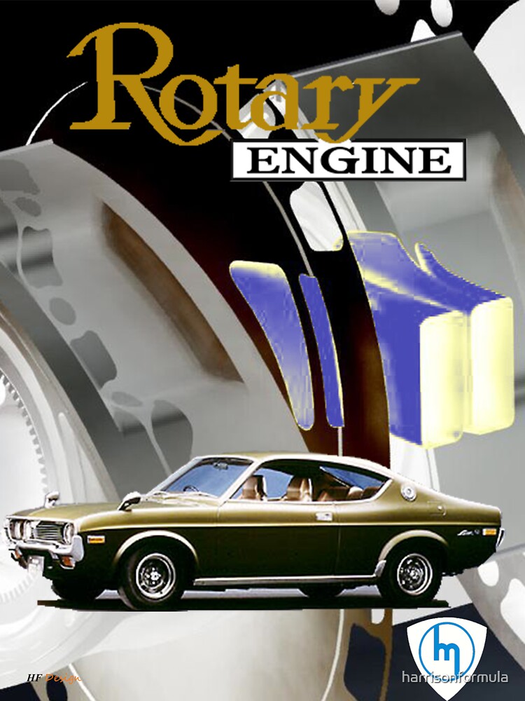 "Mazda Rotary RX4 Bridgeport 13B" Sticker by harrisonformula | Redbubble
