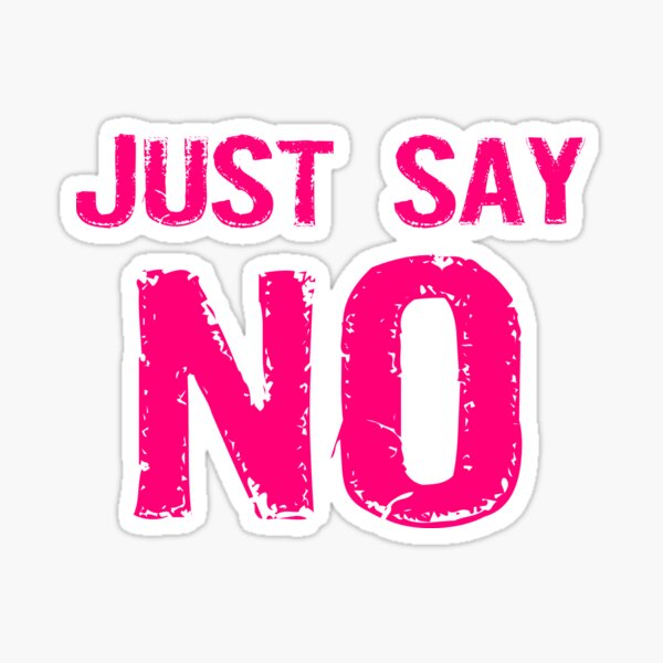 Just Say No Clipart