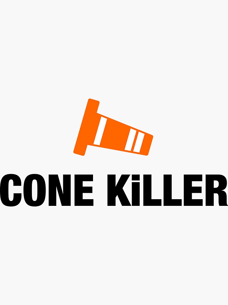"Cone Killer (4)" Sticker for Sale by PlanDesigner | Redbubble