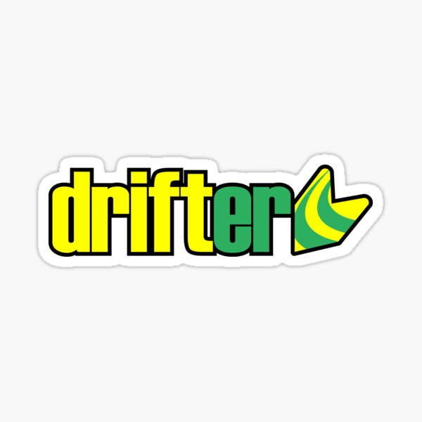 "Drifter (1)" Sticker by PlanDesigner | Redbubble