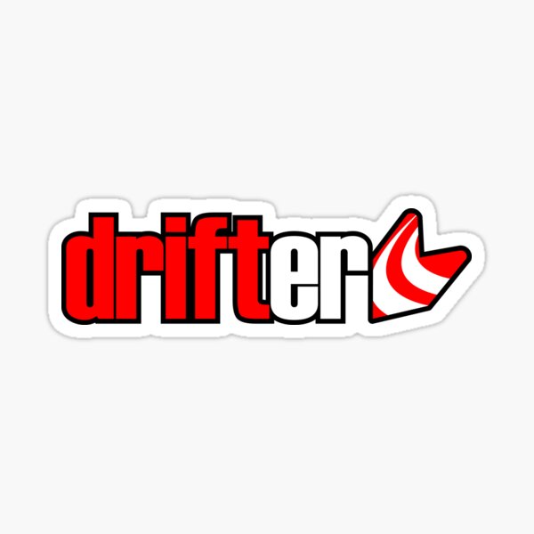 "Drifter (2)" Sticker by PlanDesigner | Redbubble