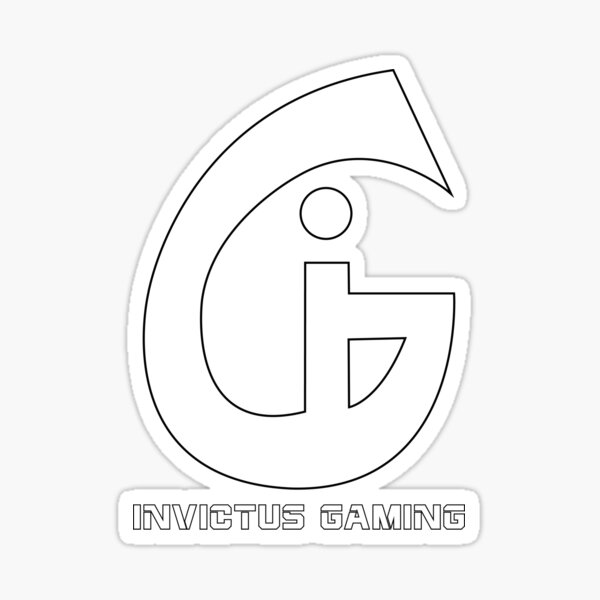 "Invictus Gaming" Sticker for Sale by cybervengeance | Redbubble