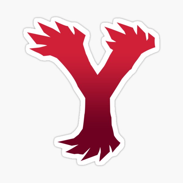 "Y" Sticker for Sale by lazerwolfx | Redbubble