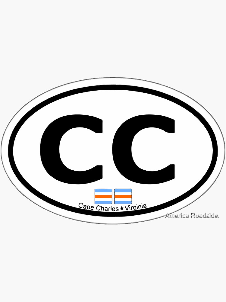 "Cape Charles - Virginia." Sticker for Sale by ishore1 | Redbubble