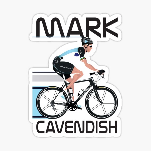 Mark Cavendish Stickers | Redbubble